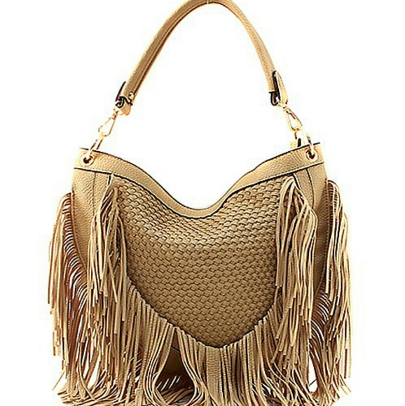 Bags | Brown Fringe Handbag | Poshmark